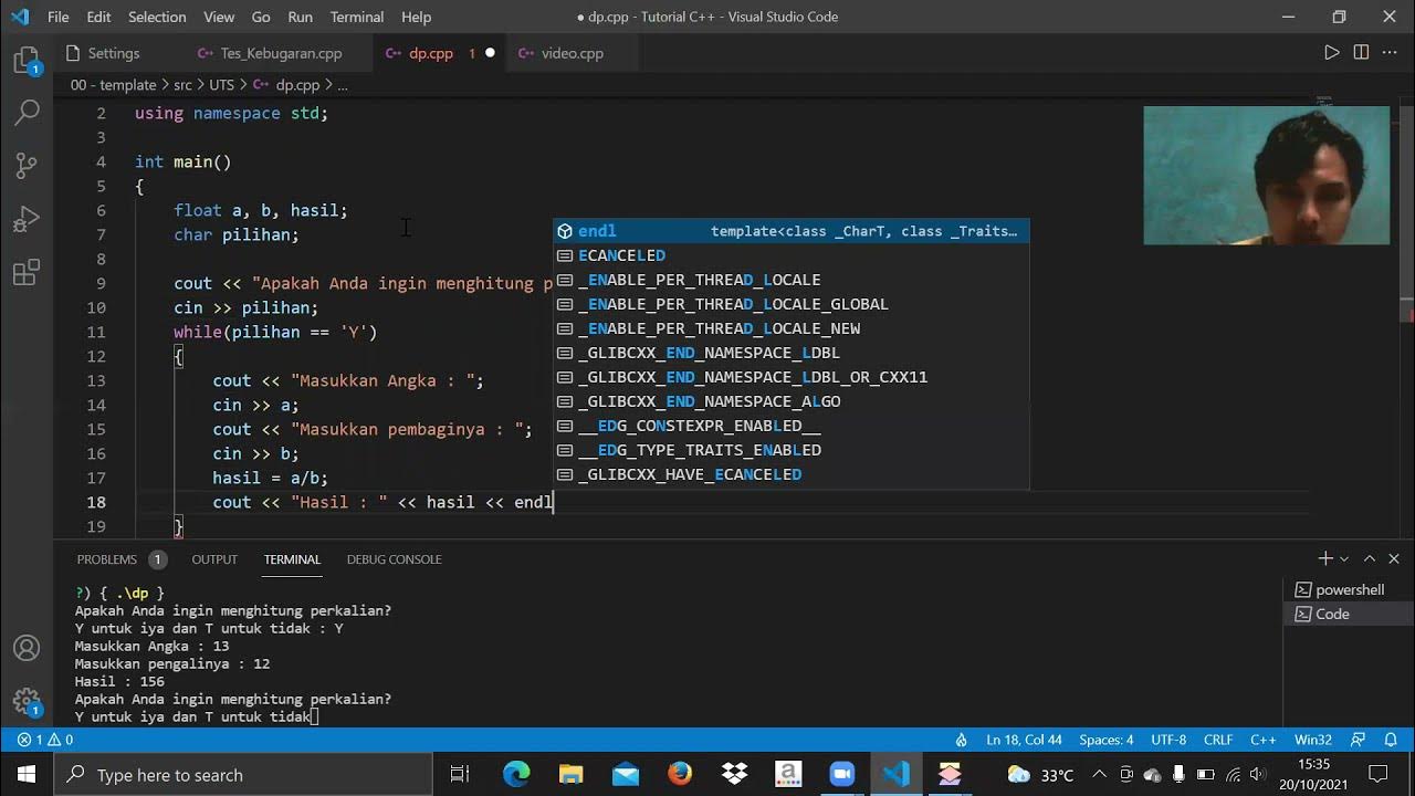 Membuat Program Looping Perkalian dan Pembagian II C++ II Flowchart - YouTube