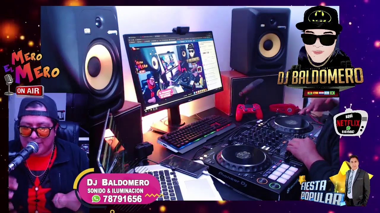 🎙 EL MERO MERO 🔴 ON AIR #9 DJ BALDOMERO - YouTube