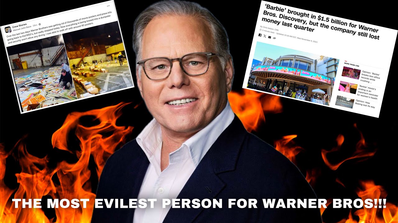 David Zaslav RANT!!! (The Most Evilest Person for Warner Bros) - YouTube