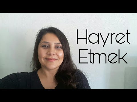 HAYRET ETMEK ~Yasemin Bol Çifçi