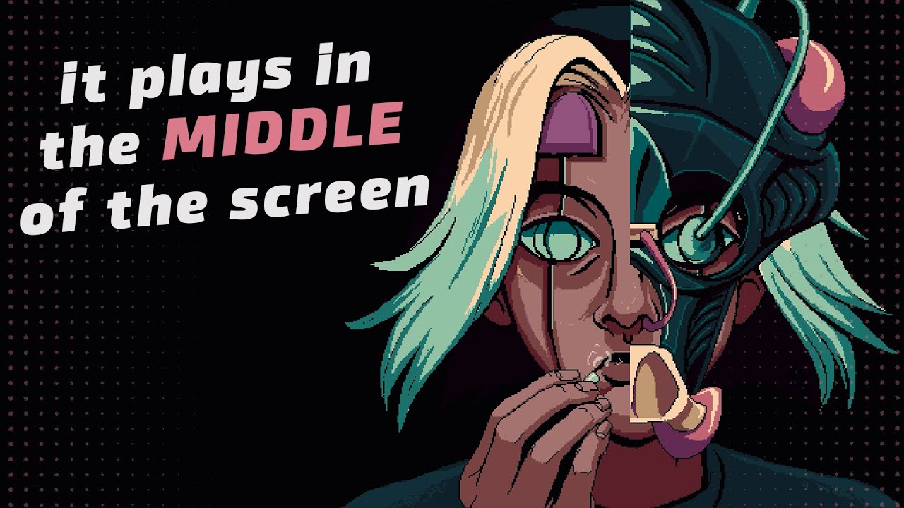 This Game Only Plays in The Middle of Your Screen - YouTube