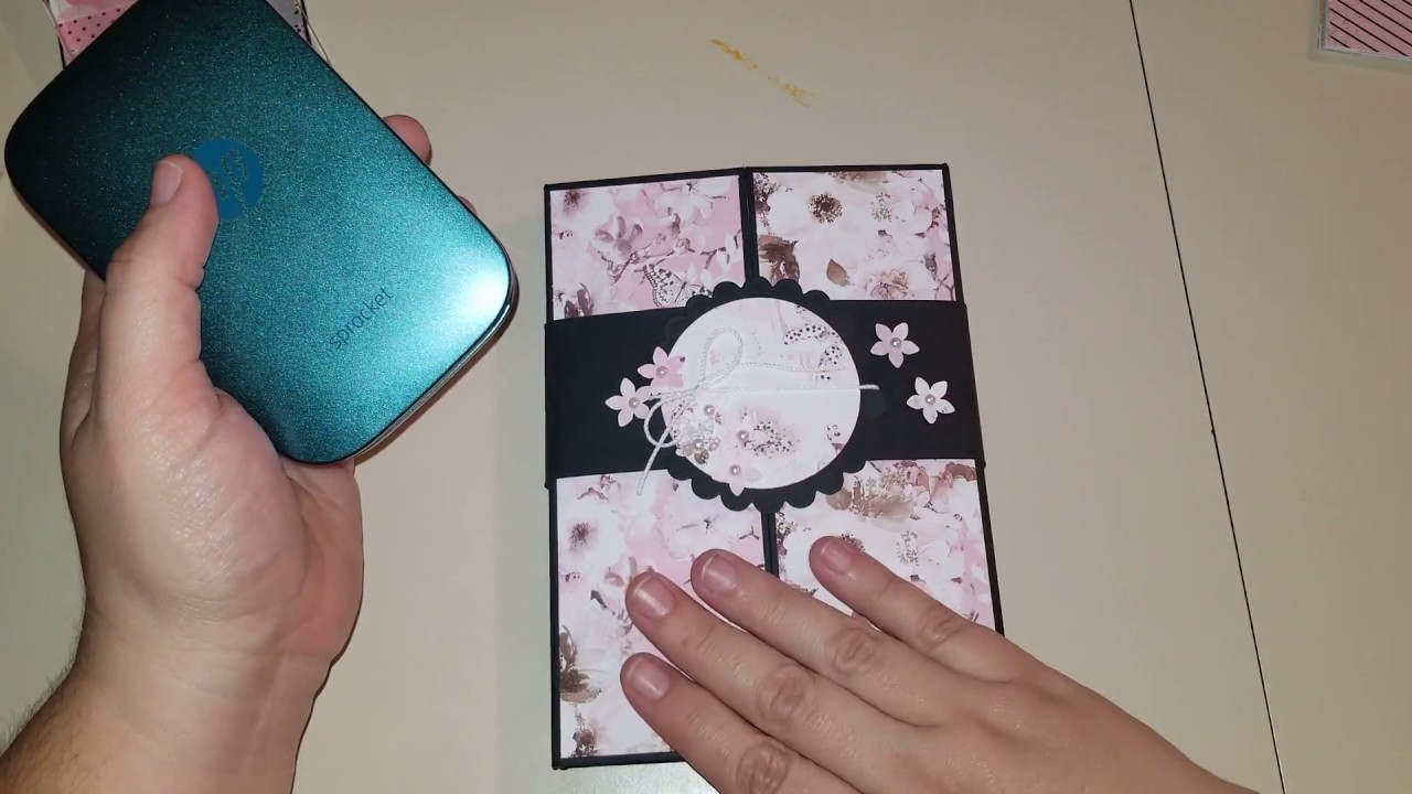 Mini waterfall book for 2x3 photos pt1 - YouTube