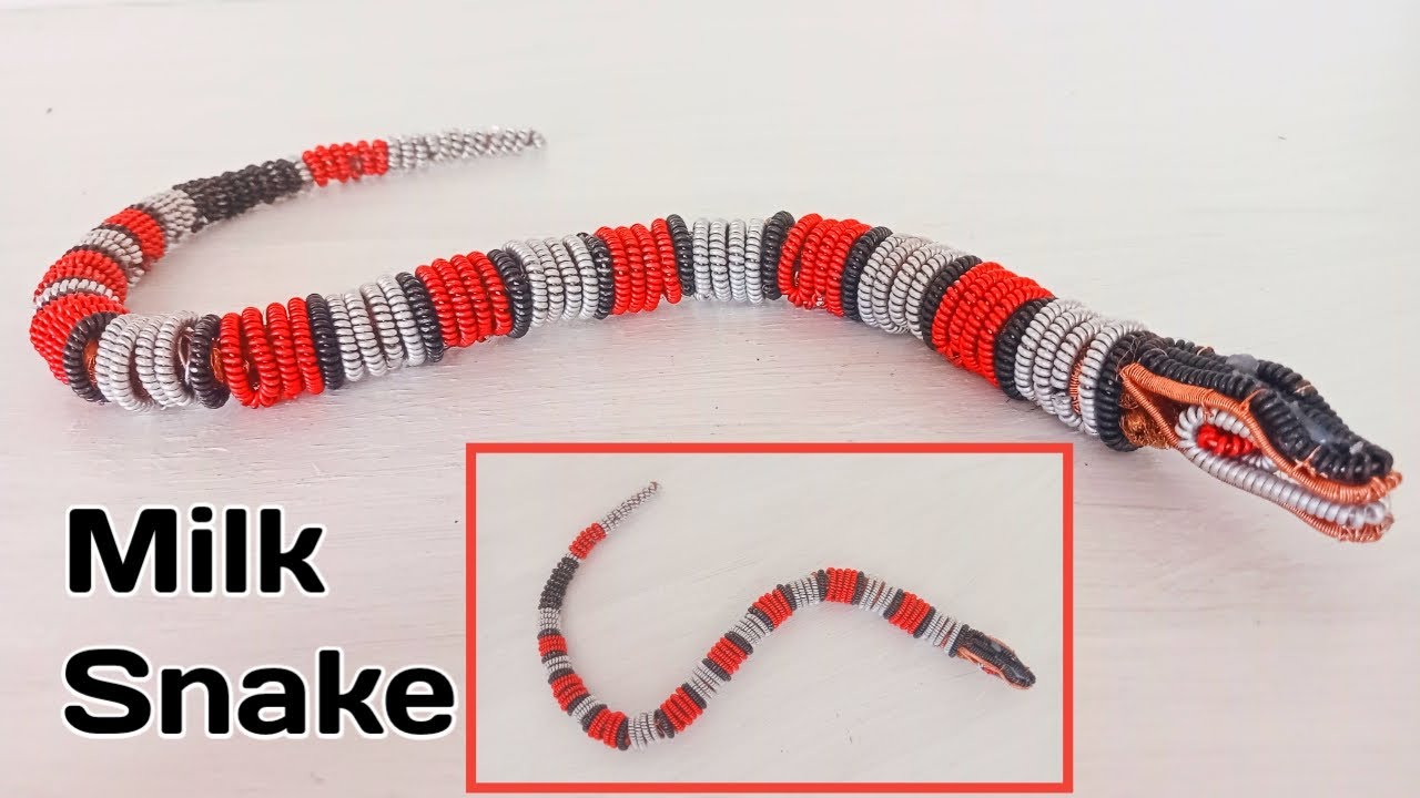 How to make Wire Milk Snake? Wire design art / Zed Wire Art Vlogs - YouTube