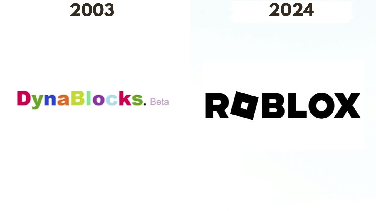 Evolution Of Roblox Logo 2003-2024 - YouTube