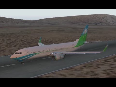 هبوط طيران ارامكو على مدرج حقل شيبه Landing at Shaybah Airport - YouTube