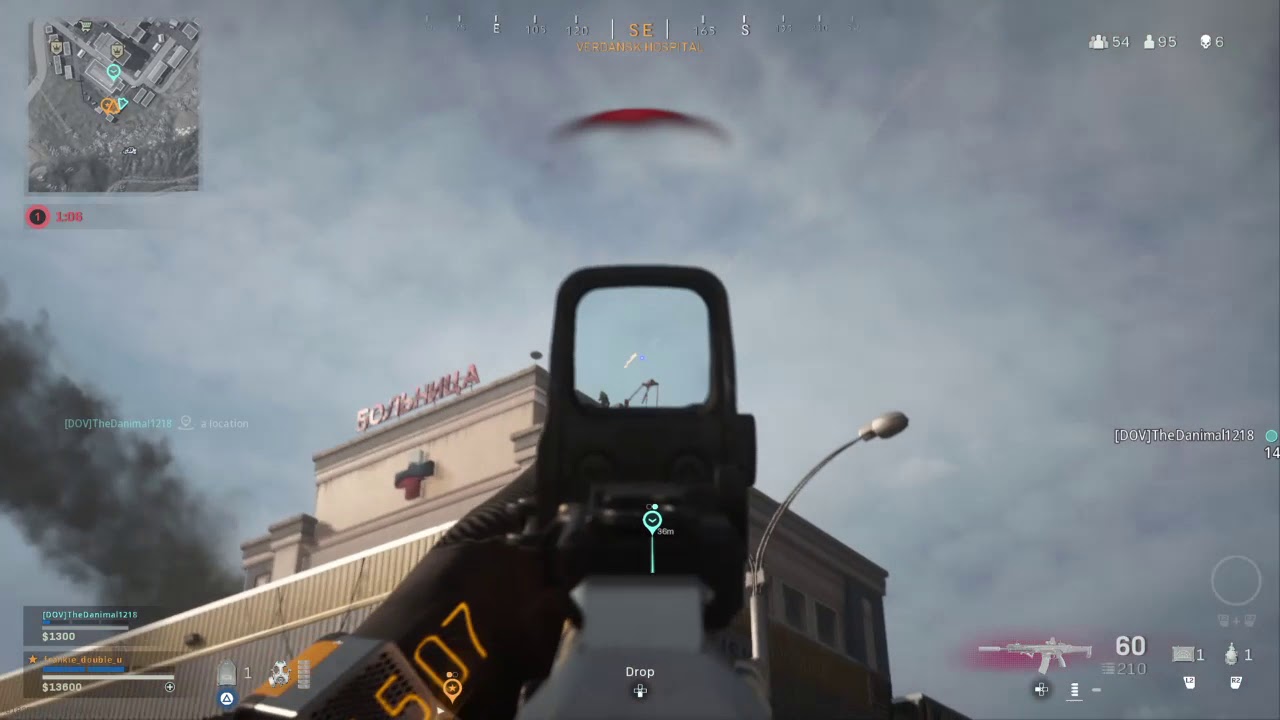 BLUE DOT over VLK optic (Modern Warfare Warzone) - YouTube