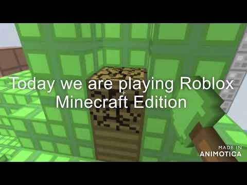 Roblox Minecraft Edition (Part 1) - YouTube