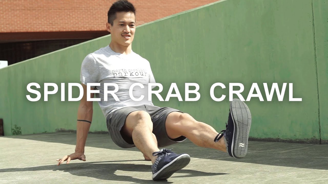 Spider Crab Crawl - Supine Quadrupedal Movement - YouTube