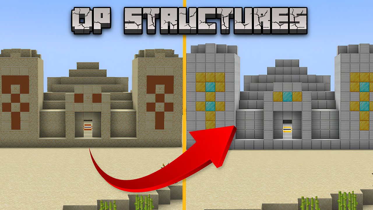 Minecraft But Structures Are OP!!! - YouTube