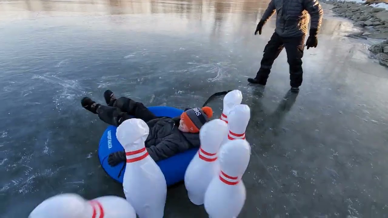 Lake Minear Winter Cheer Polar Bowling 22 - YouTube