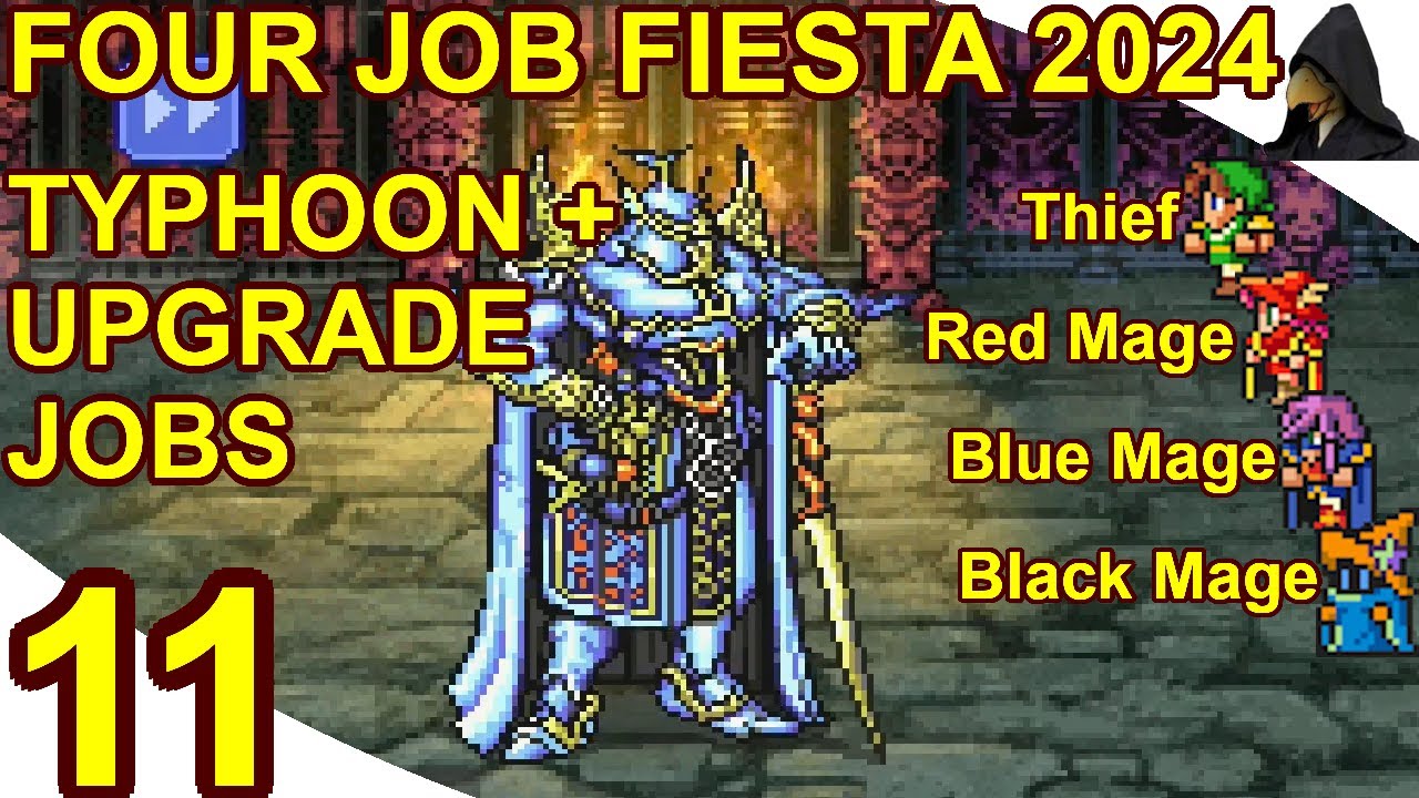 FF5 FJF 2024 - Typhoon + Upgrade Jobs - #11 - Exdeath's Castle - YouTube