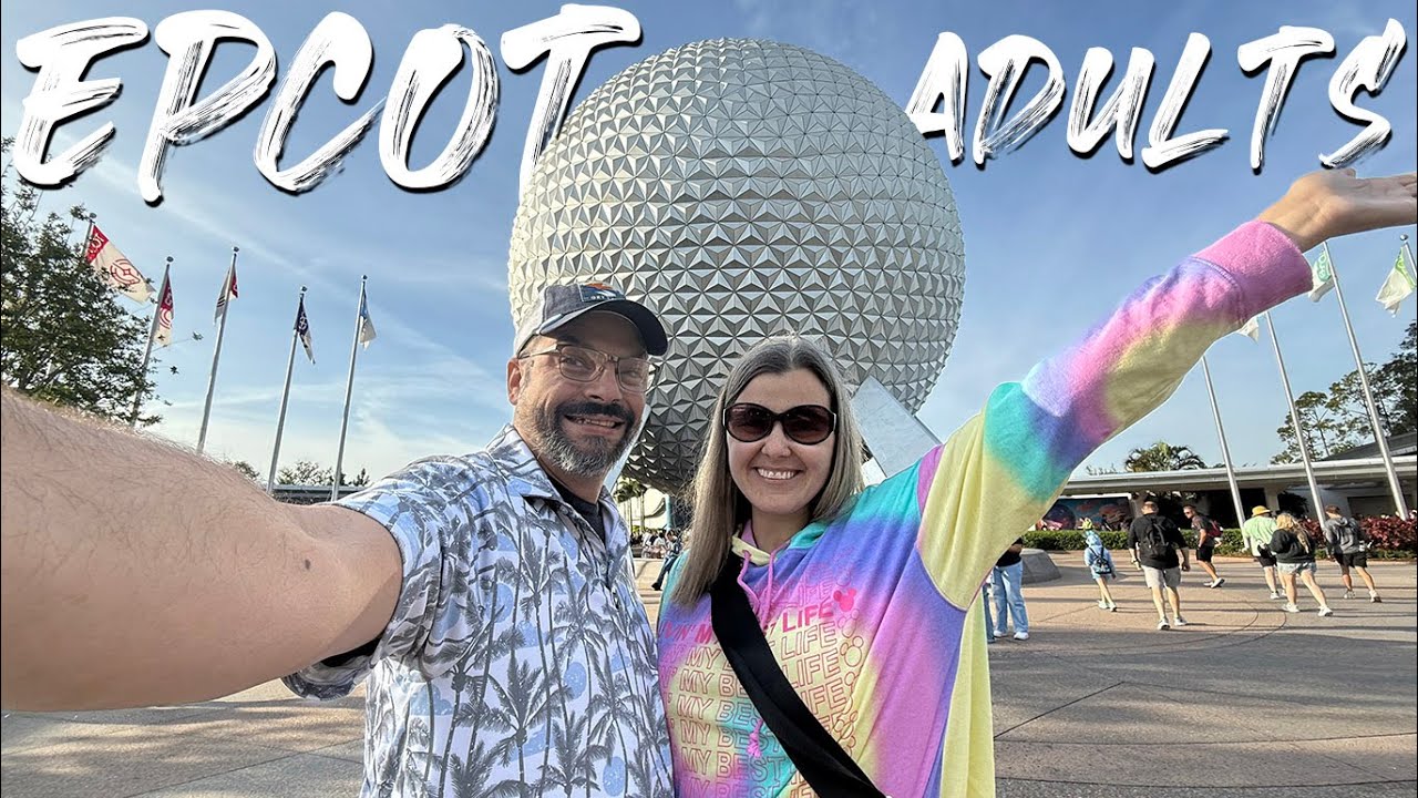 Two Adults Go to Disney Epcot for the First Time! - YouTube