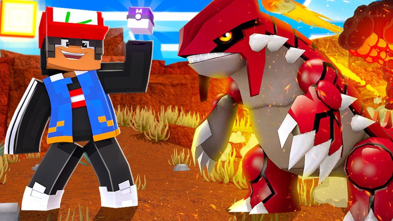 Como CONSEGUI o Titã Groudon no Pixelmon! - YouTube