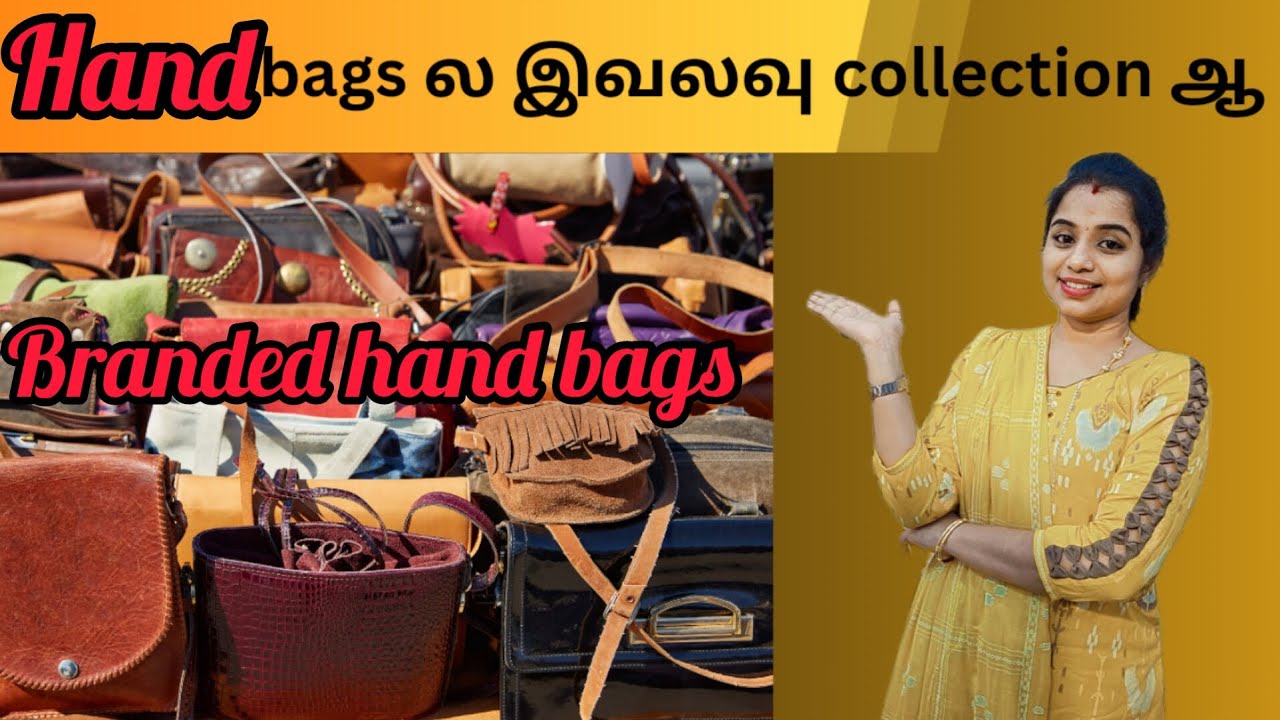 Branded hand bags இவளவு கம்மி விலையா⁉️ - YouTube