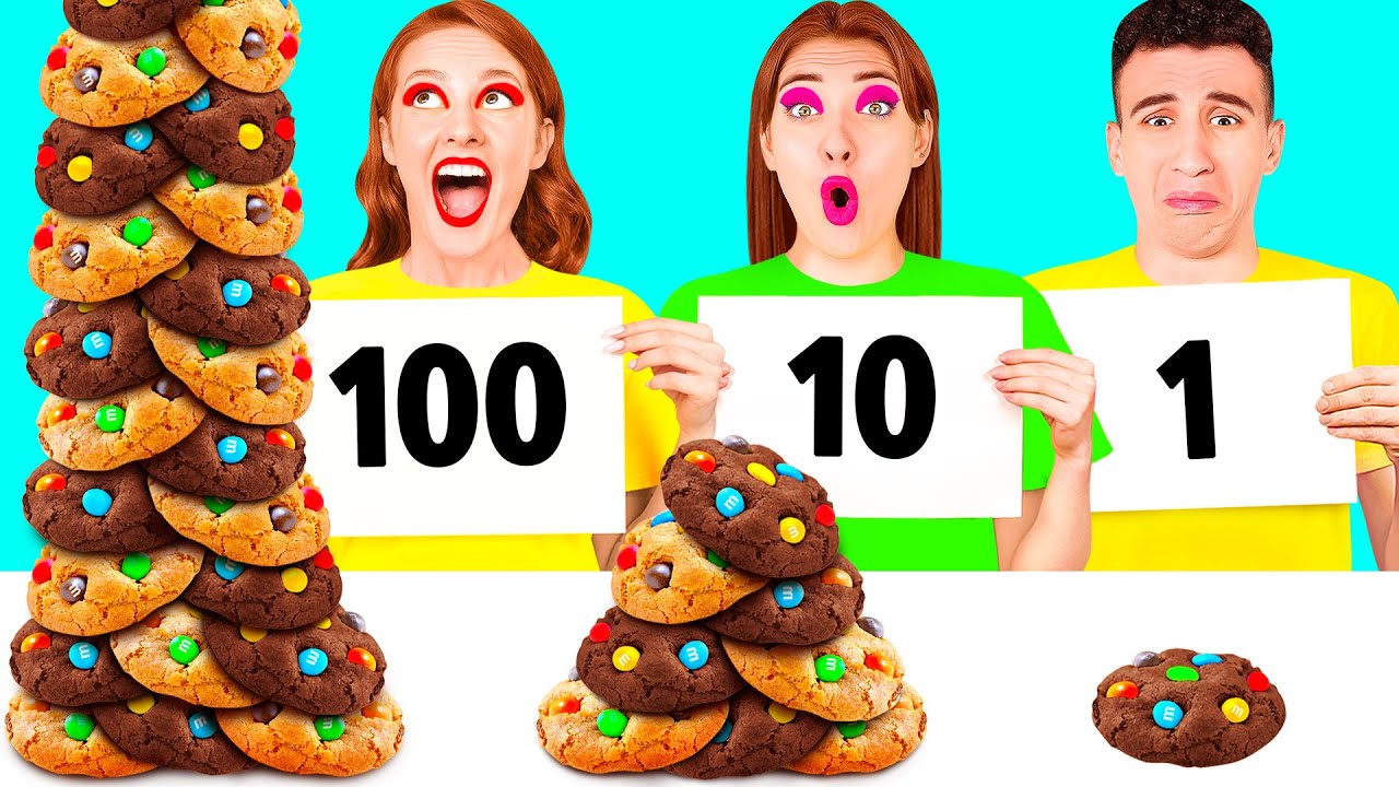 100 Layers of Food Challenge #5 by RaPaPa Challenge - YouTube