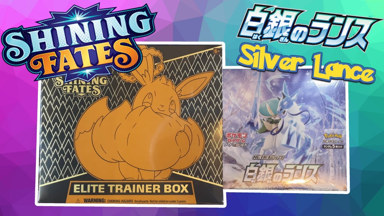 THIRD RAINBOW RARE!? Pokemon Silver Lance & Shining Fates ETB Opening ...