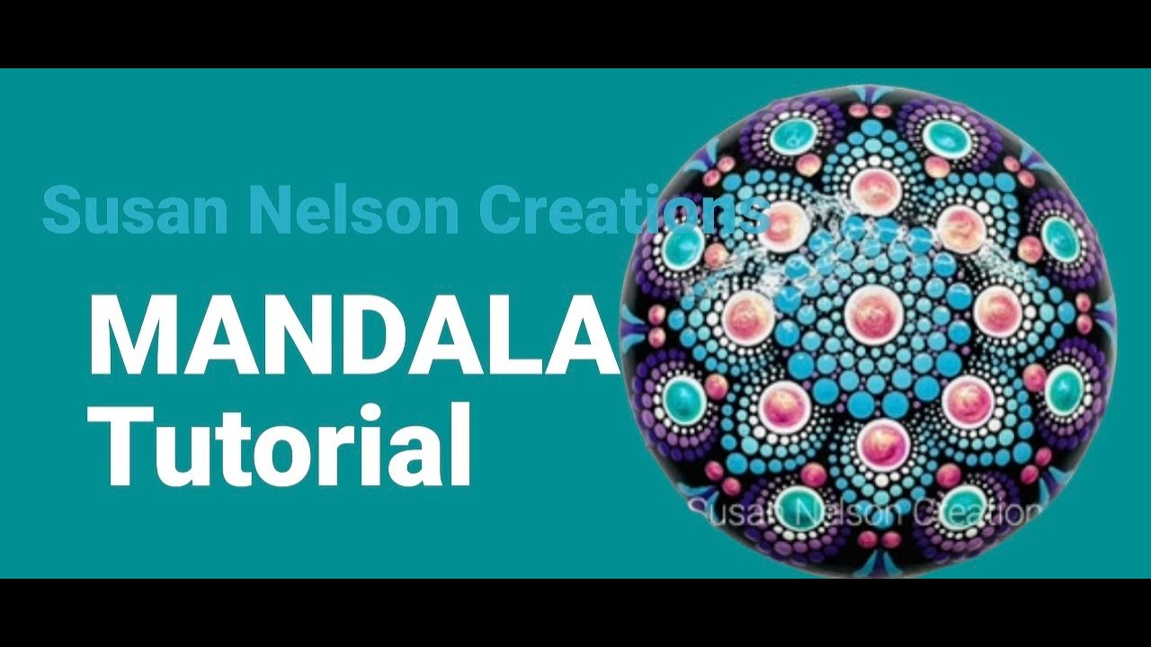 Beginner Mandala Tutorial- real time dotting step by step- by Susan ...