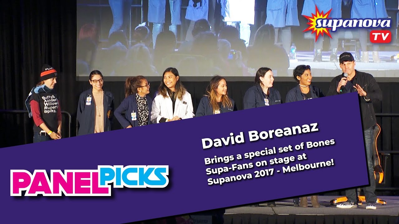 David Boreanaz and some very lucky Supa-Fans - Supanova TV Panel Picks ...
