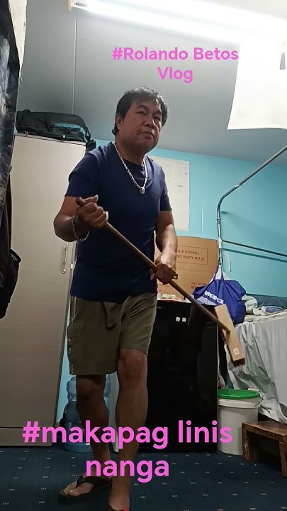 sayaw muna bago mag linis #Rolando Betos Vlog - YouTube