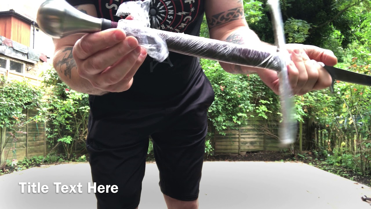 Caino training sword “Doiman” review. - YouTube