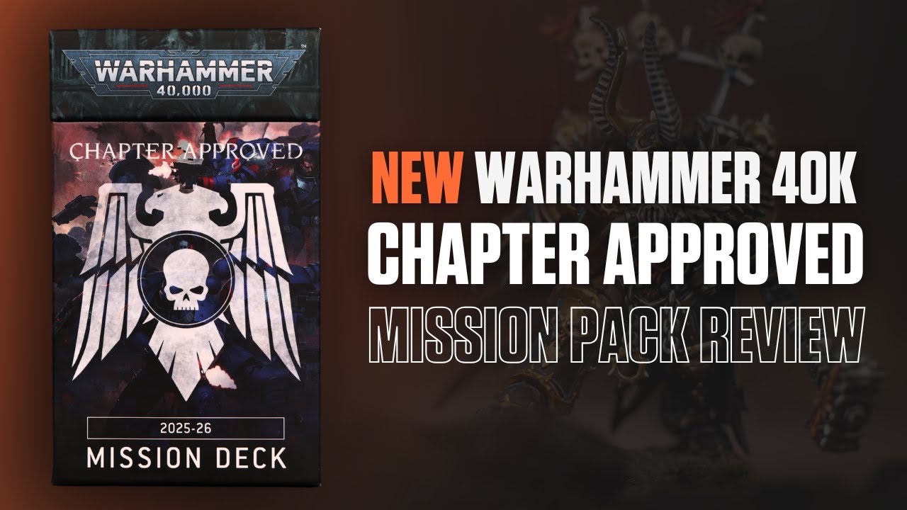 Playing Warhammer 40k with the Chapter Approved 2025 Mission Pack ...