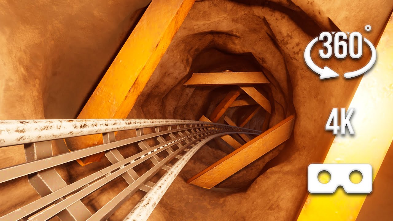 Extreme 360° VR Achterbahnfahrt, die dein Adrenalin zum Pumpen bringt ...