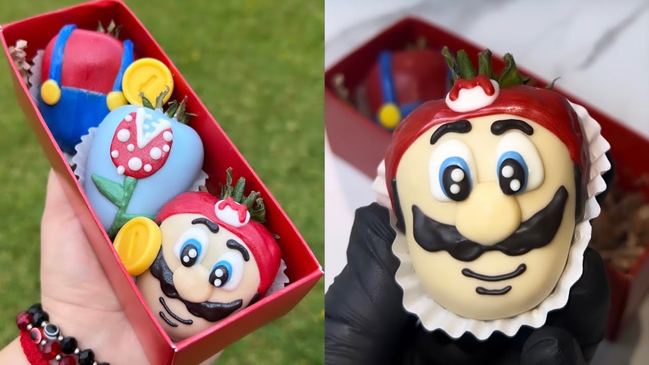 Super Mario Bros Strawberries - tutorial - YouTube