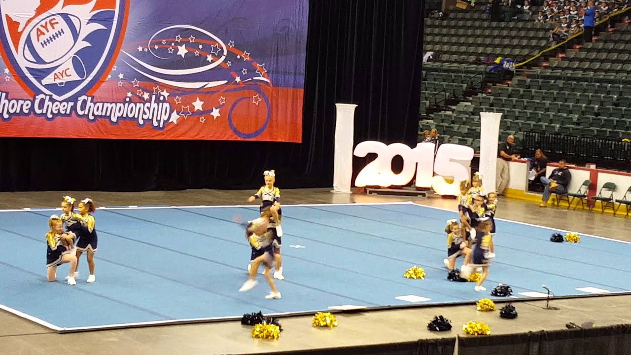 Manchester Hawks AYF Cheer Mites Division - YouTube