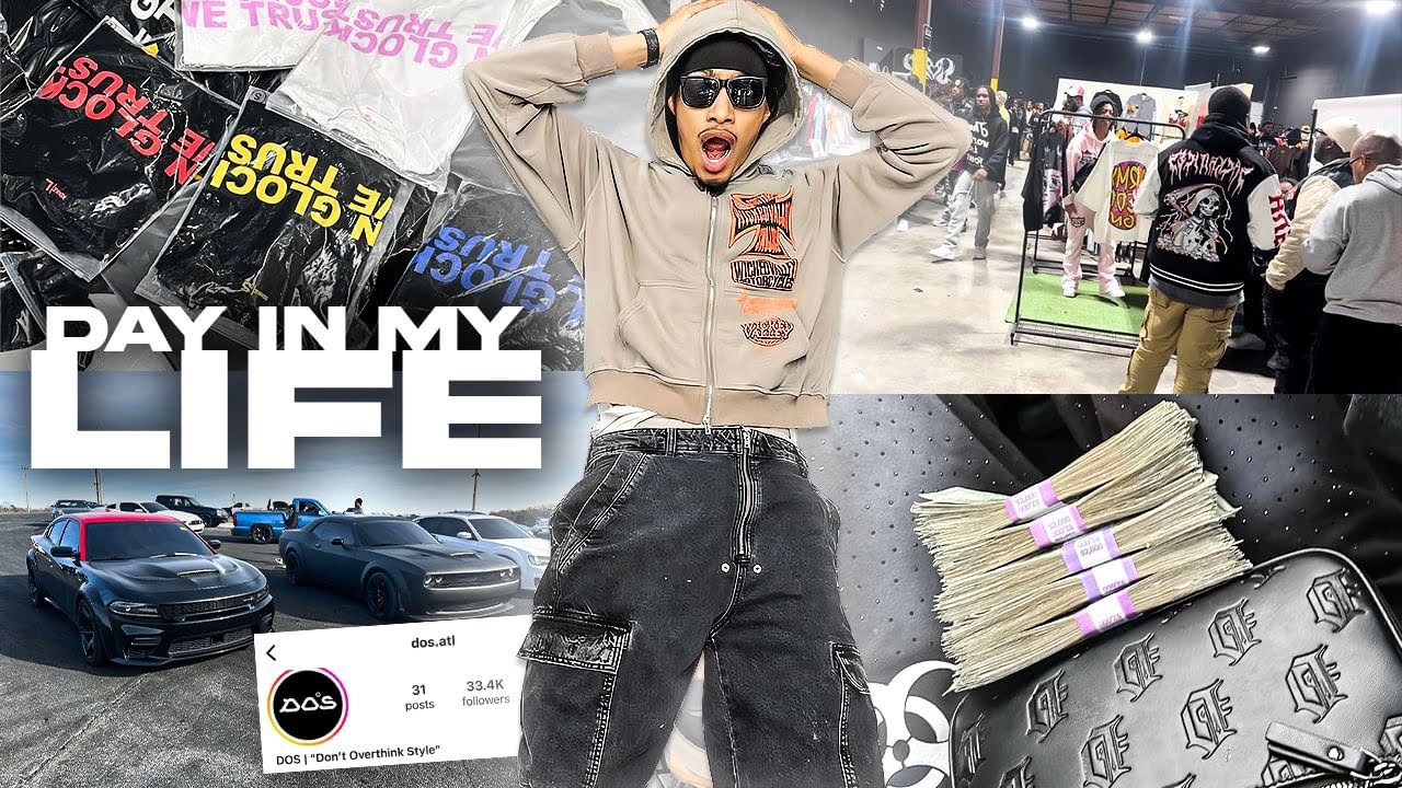 Dos Atl Pop Up Shop| DAY IN THE LIFE + SPENDING 10K+ ON STREETWEAR TO ...