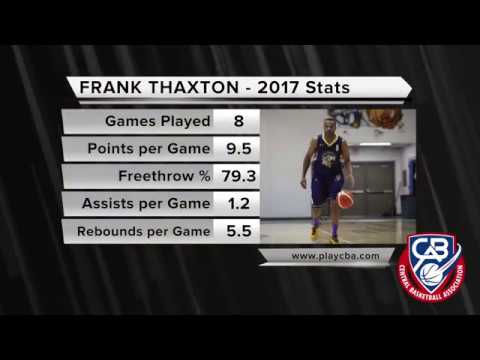 2017 CBA Season - HIGHLIGHTS: Frank Thaxton (Middle Tennessee Storm ...
