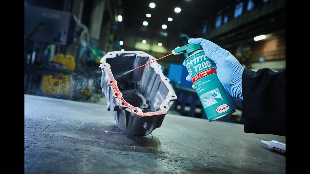 Loctite SF 7200 Gasket Remover & Loctite SF 7063 - YouTube