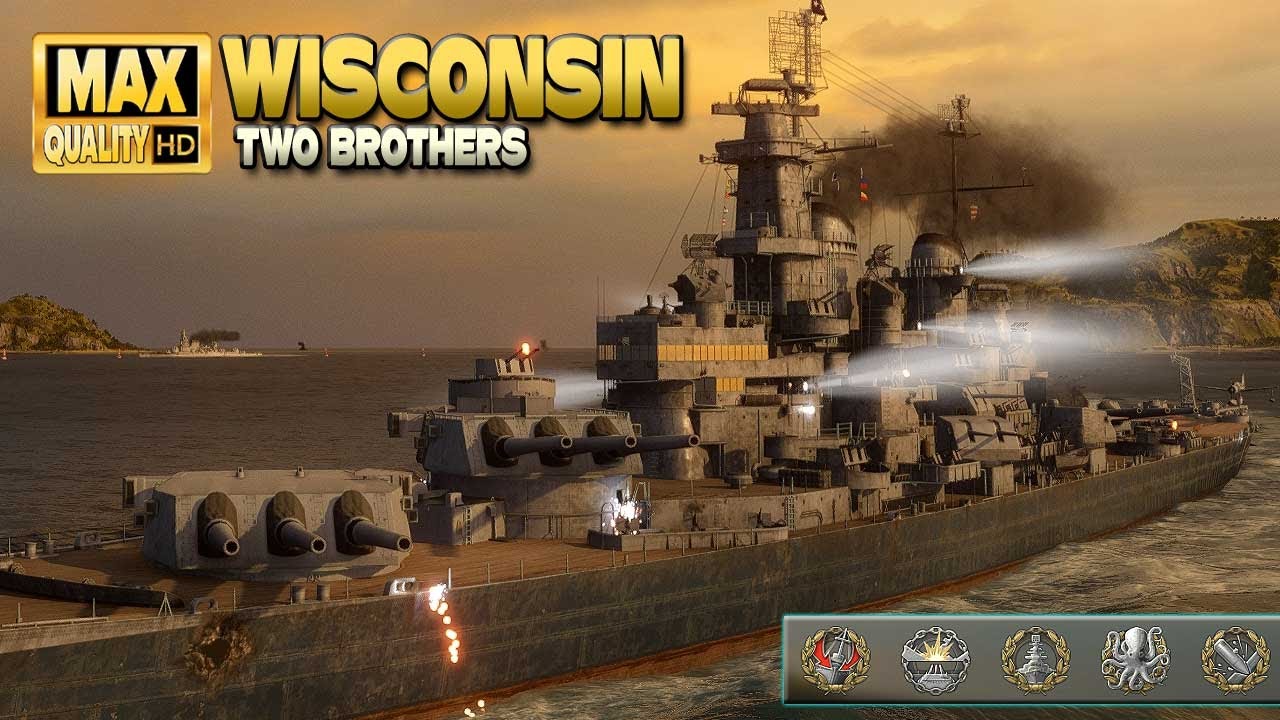 Battleship Wisconsin: "What a comeback" - World of Warships - YouTube