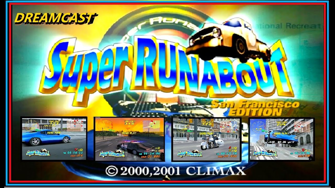Super Runabout: San Francisco Edition - Attract Demo - Sega Dreamcast ...