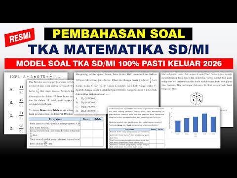 Pembahasan Soal TKA Matematika SD MI 2026 Kisi-kisi Resmi Kemdikbud