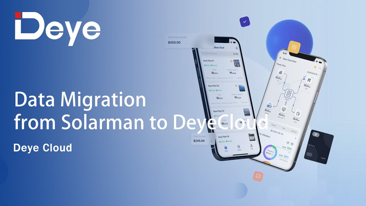 [Just One Click] Come and Apply for Data Migration from Solarman to DeyeCloud! - YouTube