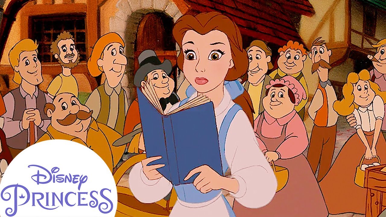 What's Belle's Favorite Book? | Disney Princess - YouTube
