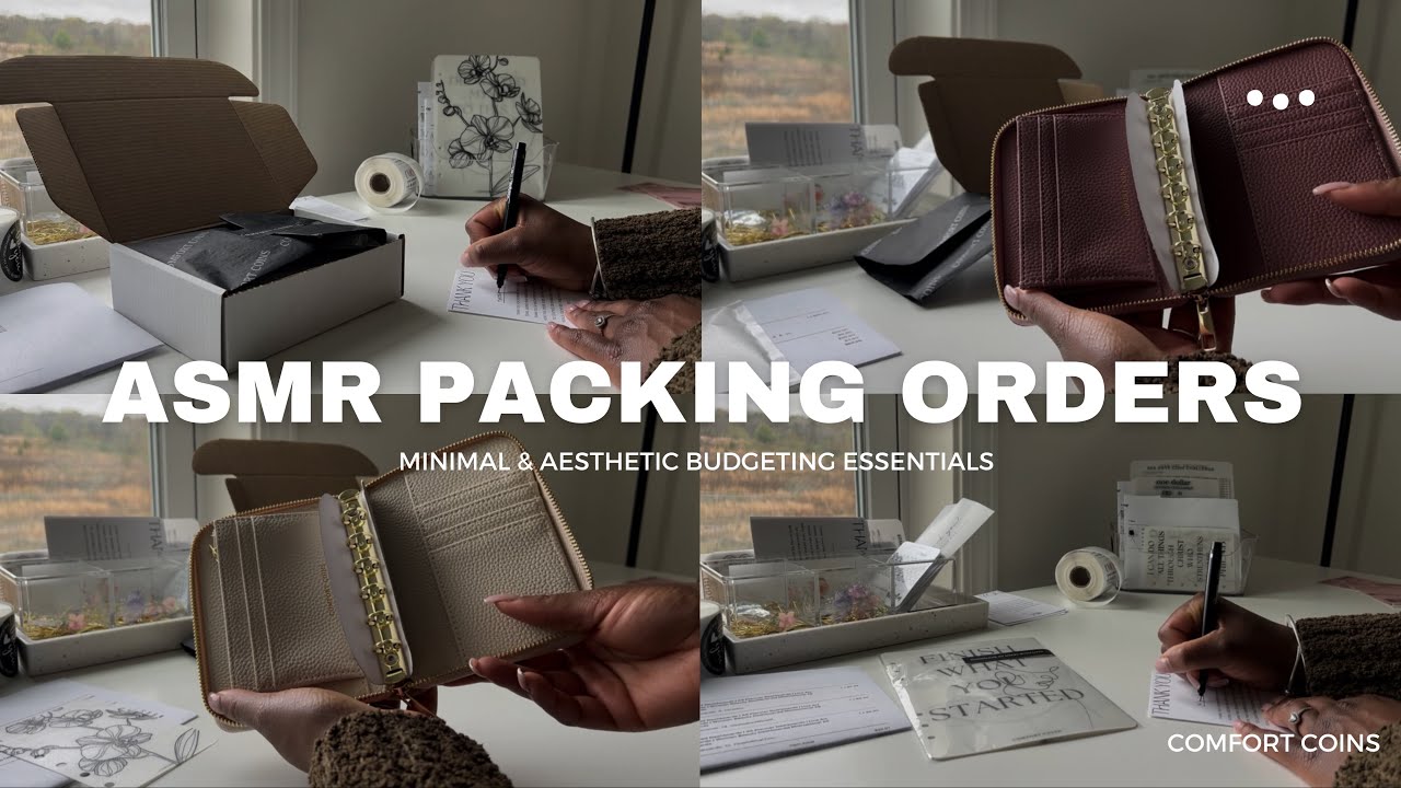 LET’S PACK ORDERS ASMR | SMALL BUSINESS ORDER PACKING ASMR | NO TALKING ...