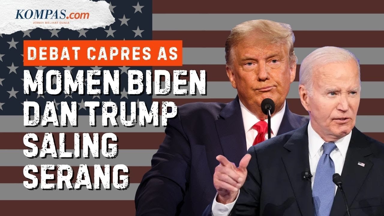 Momen Debat Panas Capres AS, Trump dan Biden Saling Serang - YouTube