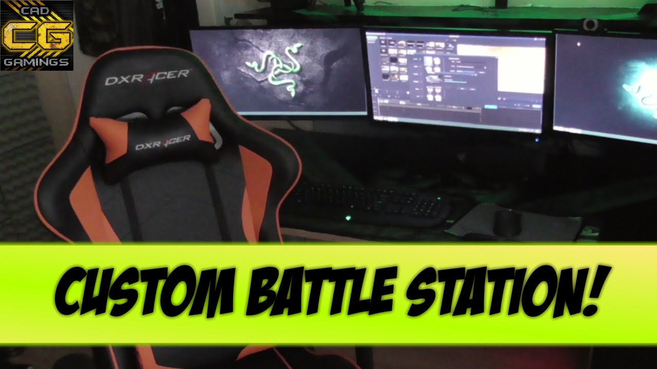 Custom Gaming setup! - Ep 4 - Most EPIC Battle Station! - YouTube