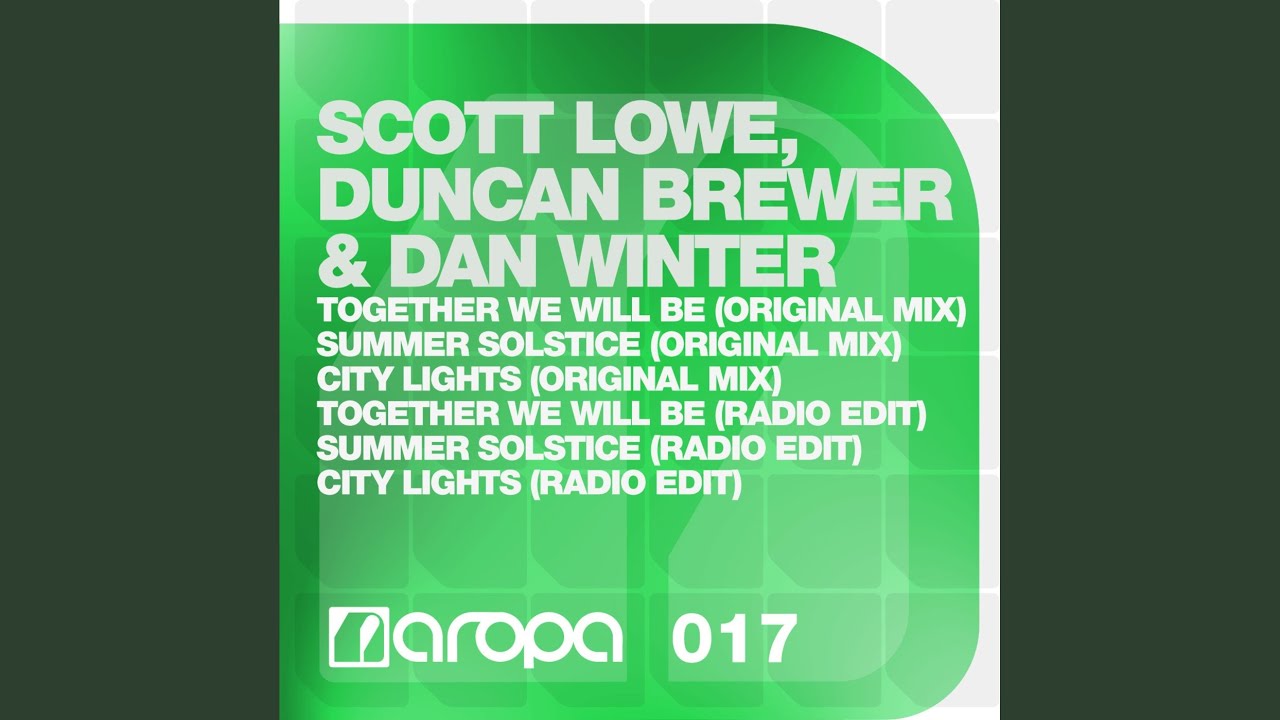 Together We Will Be (Original Mix) - YouTube