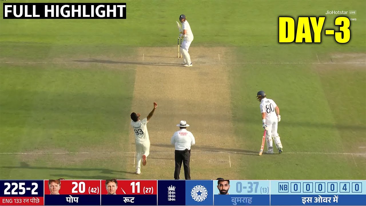 INDIA vs England 4th Test Day 3 Full Highlights: Ind vs Eng 4th Test ...