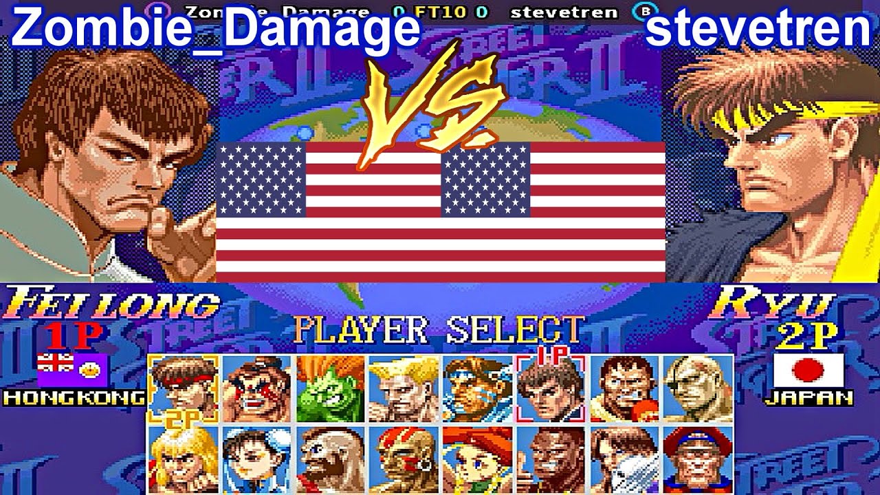 Super Street Fighter II X: Grand Master Challenge - Zombie_Damage vs ...