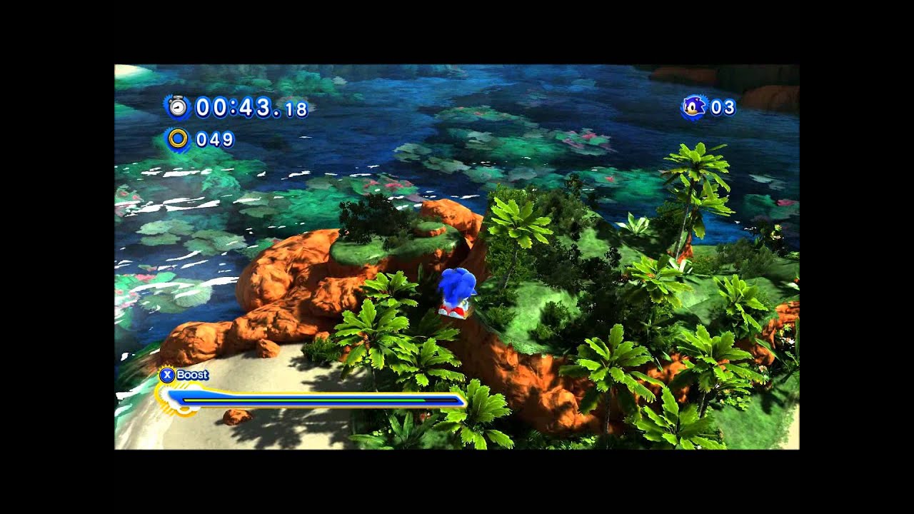 Sonic Generations - Modern Sonic in Classic Seaside Hill (1:31:40 ...