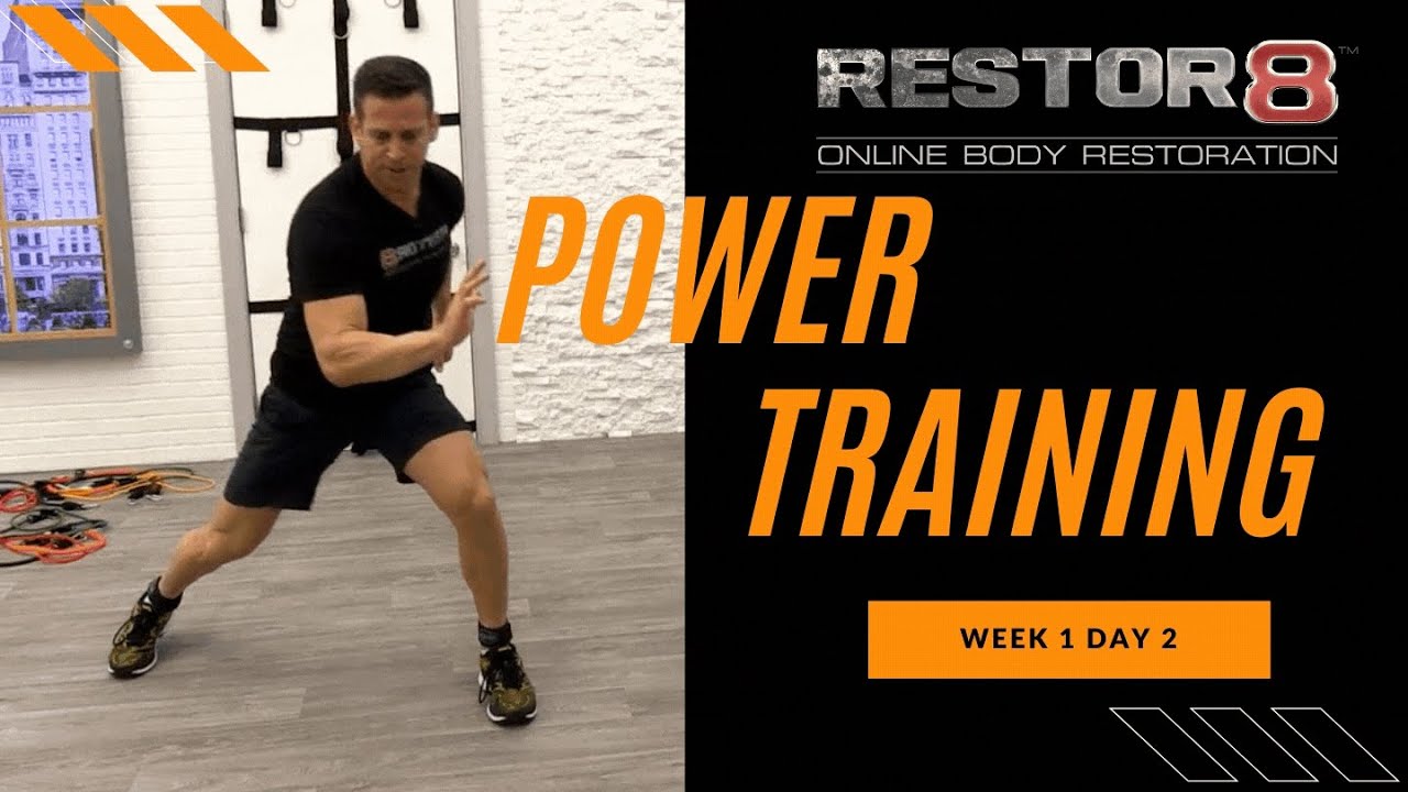 RESTOR8 Power Training Week 1 Day 2 - YouTube