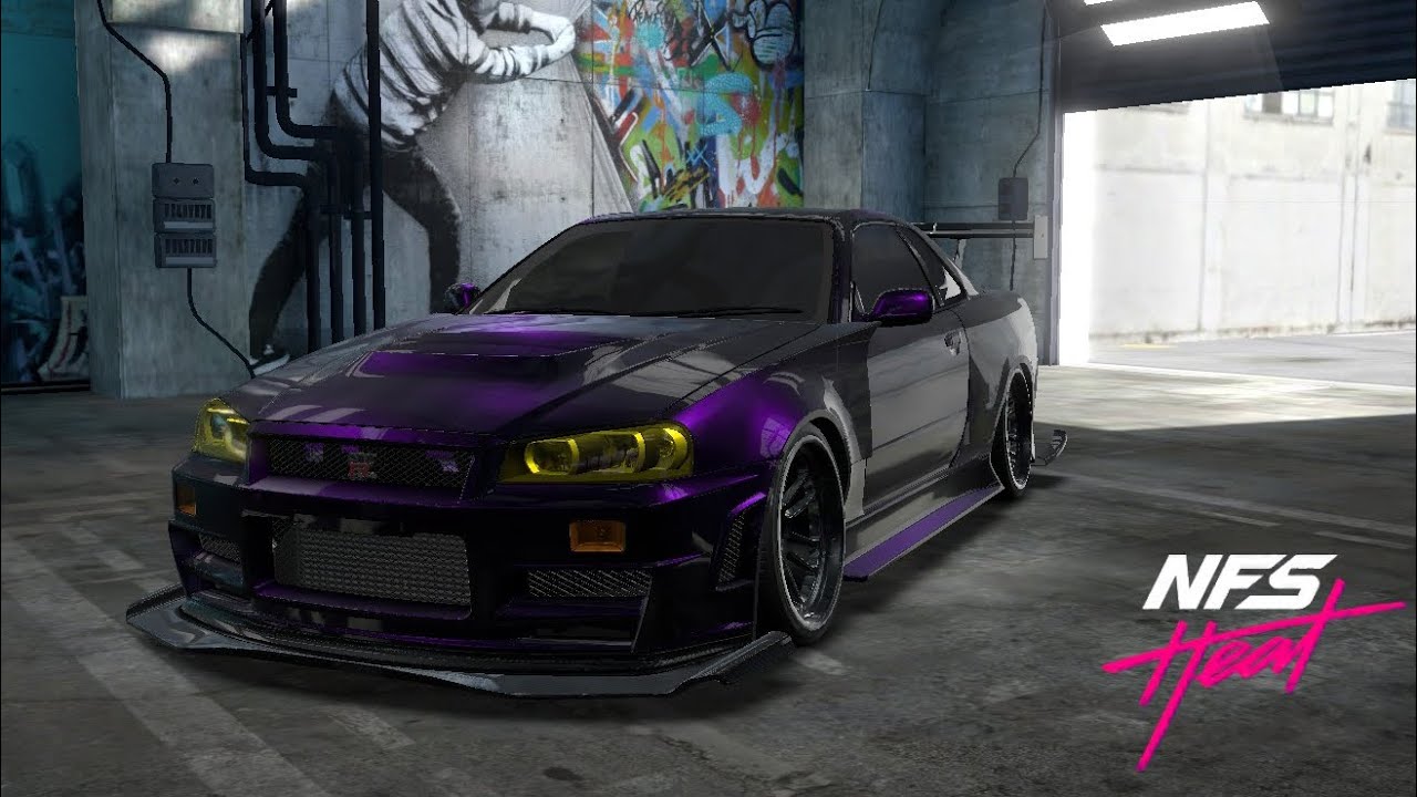 NFS Heat Studio: R34 GTR Build - YouTube