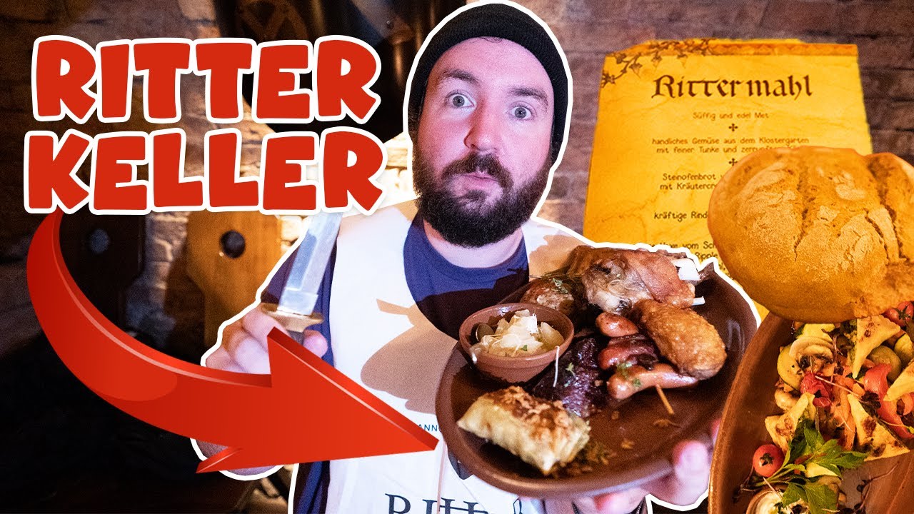 Mittelalter RITTERESSEN im RITTERKELLER - YouTube