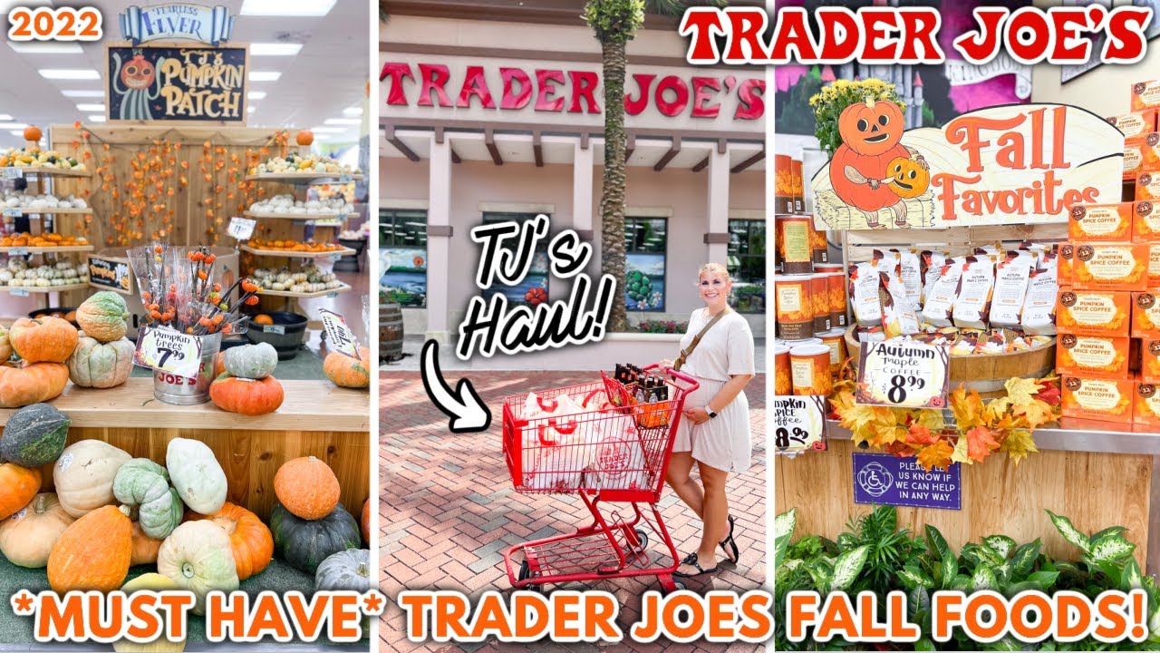 TRADER JOE'S FALL *MUST HAVES* + Trader Joes Haul! | Fall Foods w ...