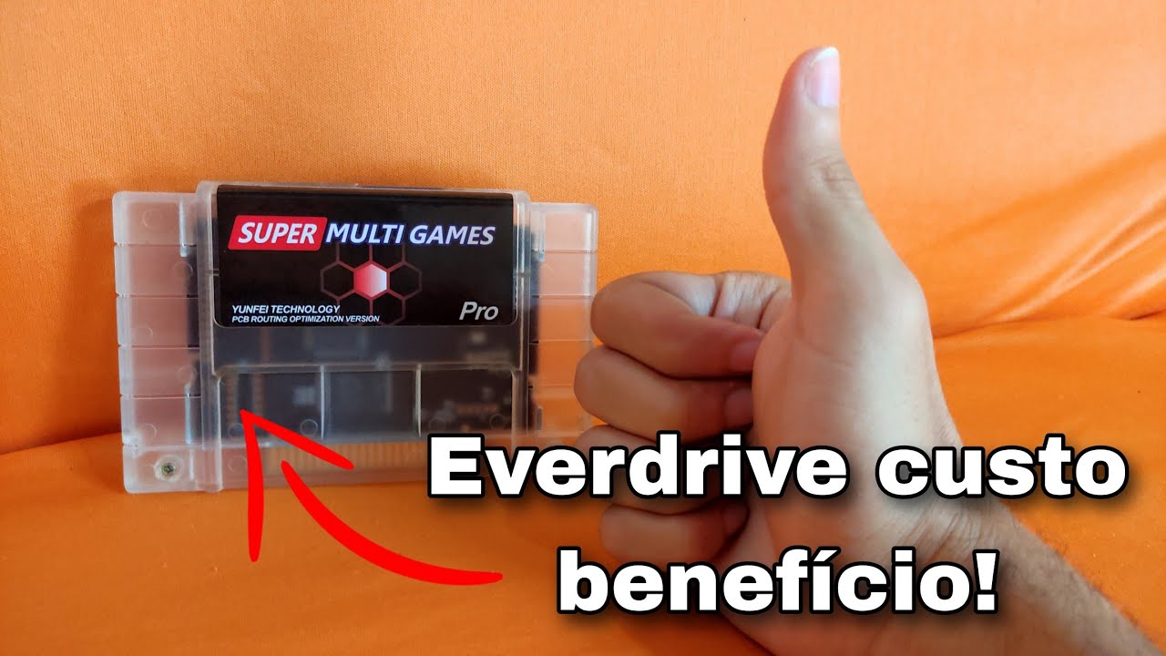 UNBOXING EVERDRIVE SUPER MULTIGAMES PRO SUPER NINTENDO! UM EVERDRIVE ...