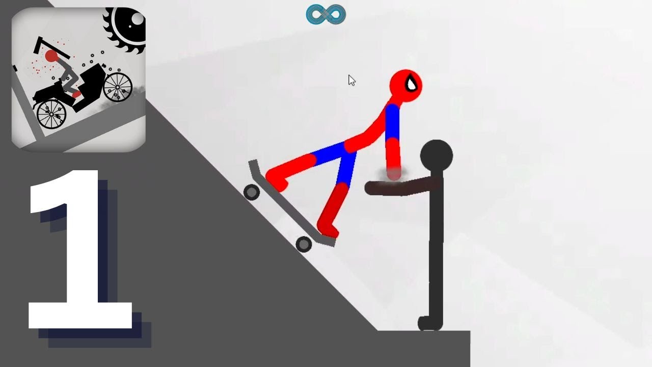 Stickman Falling - Gameplay Walkthrough Part 1 - simulates terrifying ...