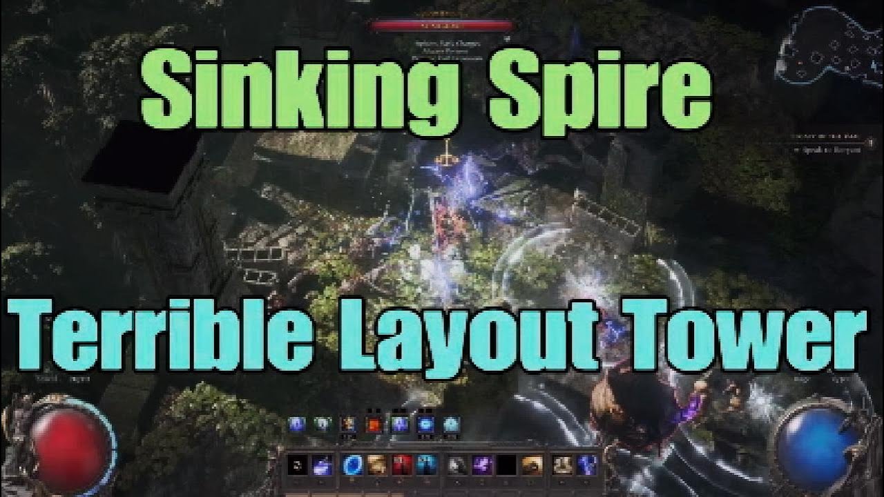 Path of Exile 2 Sinking Spire New Tower Map Terrible Layout Augury Tier ...